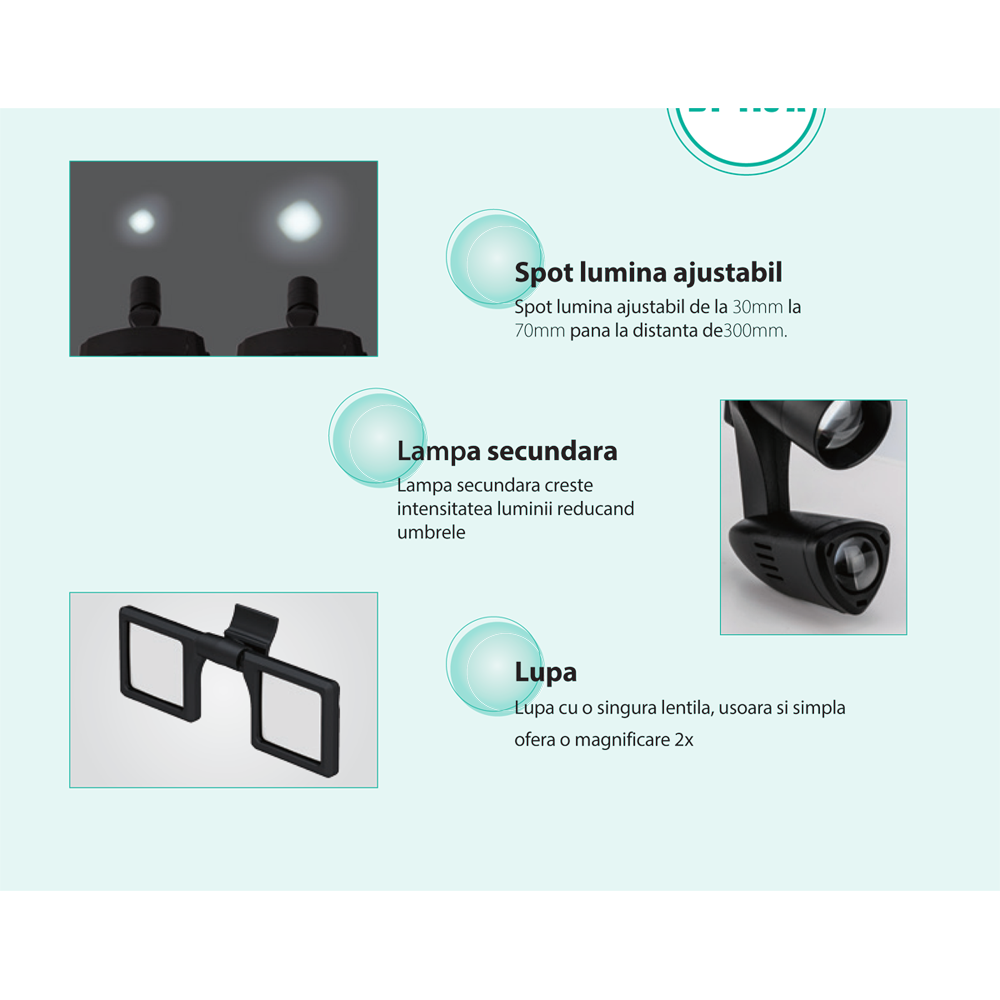 Lampa Frontala Medicala Bistos 410A